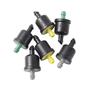 XLBH Irrigation Accessories Garden Irrigation 20L 30L 40L Mini Pressure Compensation Drip Emitter Self-Cleaning Automatic Pressure Compensate Regulator 10Pc widely Used (Color Shows)