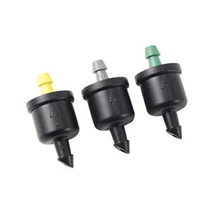 XLBH Irrigation Accessories Garden Irrigation 20L 30L 40L Mini Pressure Compensation Drip Emitter Self-Cleaning Automatic Pressure Compensate Regulator 10Pc widely Used (Color Shows)