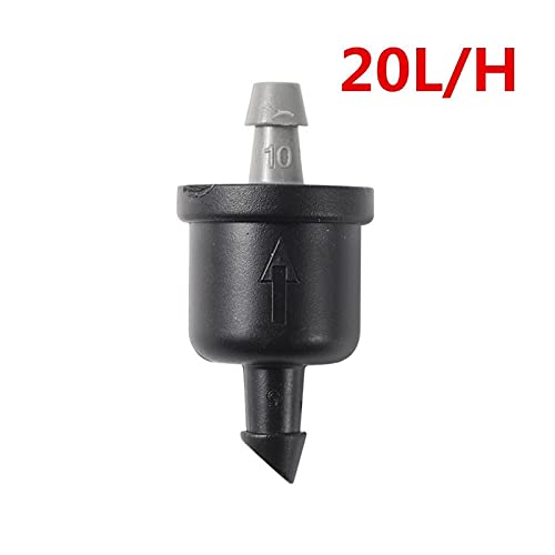 XLBH Irrigation Accessories Garden Irrigation 20L 30L 40L Mini Pressure Compensation Drip Emitter Self-Cleaning Automatic Pressure Compensate Regulator 10Pc widely Used (Color Shows)