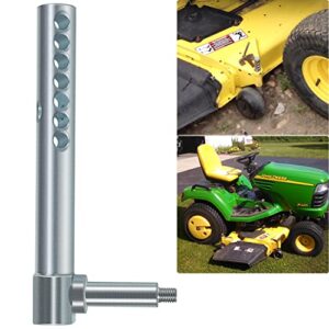 hihitomorrow mower deck gauge wheel arm shaft left rear & right front parts am131288 for john deere mower lawn & garden tractors gx345 gx355 4010 4210 gt225 gt235 x465 x575