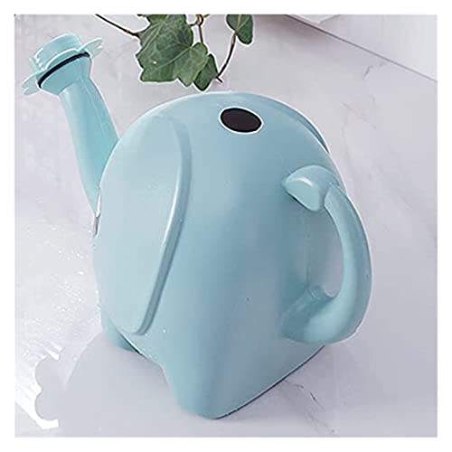 Pot Watering Bottle Indoor Outdoor Children Elephant 1L Plastic Watering Can Garden Lawn Gardening Tools Cute Cartoon Water Bottle (Color : Rose Red)