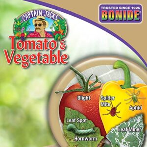 Bonide Captain Jack's Tomato & Vegetable Spray, 32 oz Ready-to-Use Spray, Insect & Disease Control for Organic Gardening