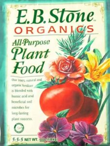 eb stone organics all-purpose 5-5-5 plant food 15lb