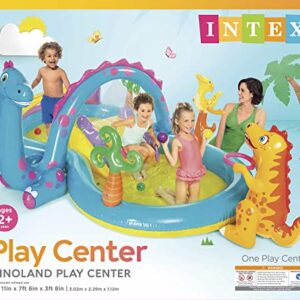 Intex Dinoland Inflatable Play Center, 119in X 90in X 44in, for Ages 2+