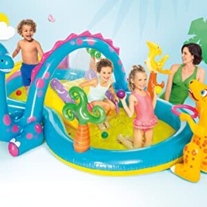 Intex Dinoland Inflatable Play Center, 119in X 90in X 44in, for Ages 2+