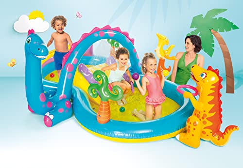 Intex Dinoland Inflatable Play Center, 119in X 90in X 44in, for Ages 2+