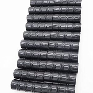 Alphami 20pcs Black 25mm Snap-on Clips Garden Construction Pipe Clips Farm Plastic Clips Greenhouse Film Clips