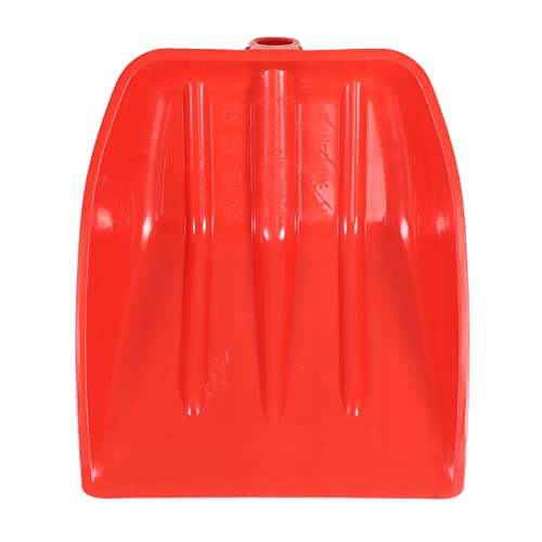 Kadimendium Plastic Garden Shovel, Red Easy to Install Snow Shovel for Rubbish for Fallen Leaves(41 X 35cm / 16.1 X 13.8in)