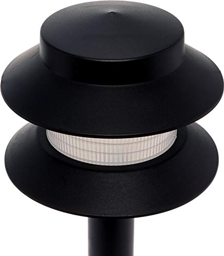 Paradise Plastic Path Stake Light (Black, 8 Pack)