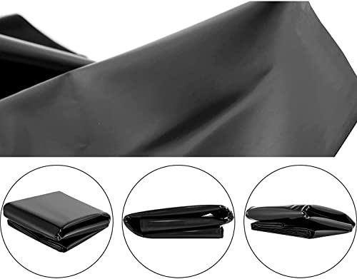 uyoyous Pond Liner 16x20 Ft 20 Mil Thickness Black HDPE Rubber Liners Fish Pond Liners for Outdoor Ponds, Fountains, Waterfall & Water Gardens