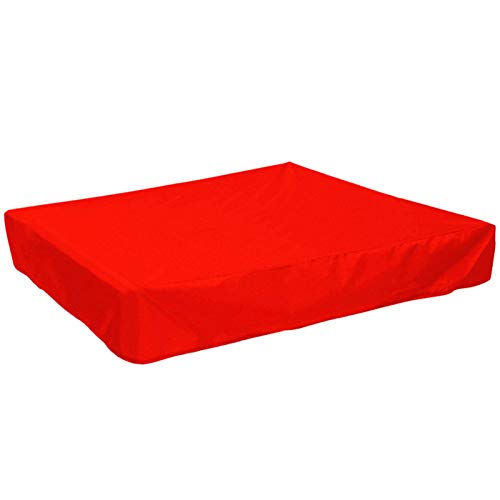 Pool Supplies, Pool Protective Cover, Breathable Waterproof Cover Backyard Sand Pits Outdoor for Garden(red, 120*120*20cm)