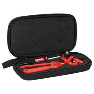 Tree Grafting with a Storage Bag ABS Material Graft Cutting Scissors Garden Grafting Tool Set More Effective for Removing Useless Leaves Branches and Stems(red)