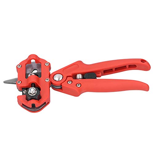 Tree Grafting with a Storage Bag ABS Material Graft Cutting Scissors Garden Grafting Tool Set More Effective for Removing Useless Leaves Branches and Stems(red)