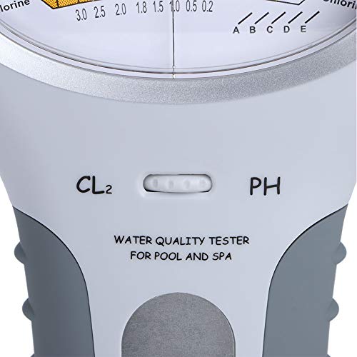 GLOGLOW Water Monitor Water Tester Water Quality Testing Tool Measurement Spas PH for Swimming Pools Measurement PH Garden