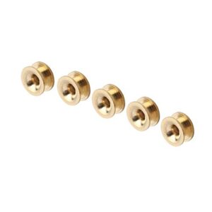 LIZEALUCKY 5 pcs Universal Grass Trimmer Head Eyelets Metal Cutter Replacement Part Accessory Lawn Mower Parts for Garden and Agricultural Use