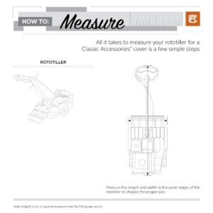 Classic Accessories Gas Rototiller Cover