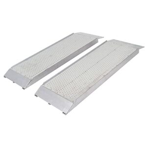 guardian s-3612-1500-p dual runner shed ramps with punch plate surface – 12″ wide, 3’ long