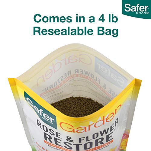 Safer Brand 94RF Rose & Flower Restore Fertilizer, Yellow