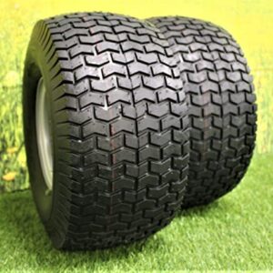 (Set of 2) (ATW-001) 20x10.00-8 Tires & Wheels 4 Ply for Lawn & Garden Mower (Compatible with Husqvarna)