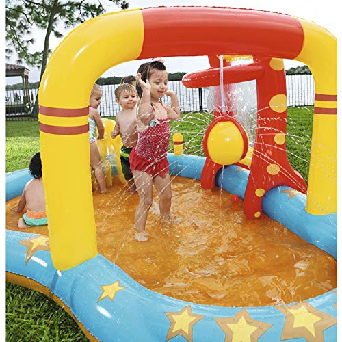 Baby Swimming Pool Thickening,Play Centre Paddling Pool with Slide,Inflatable Swimming Pool,Inflatables Slide for Kids,Backyard Garden Outdoor Water Park,435213117cm