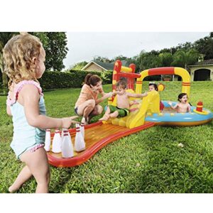 Baby Swimming Pool Thickening,Play Centre Paddling Pool with Slide,Inflatable Swimming Pool,Inflatables Slide for Kids,Backyard Garden Outdoor Water Park,435213117cm