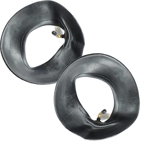 2 Pack 4.10/3.50-4 Tire Replacement Lnner Tube,Black for Wheelbarrow Whee,Snowblower,Dollies,Trailers