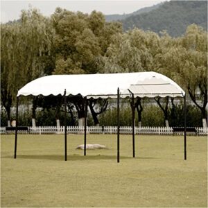 JHSDFOUIH Outdoor Patio 13ft.Wx8.4ft.H Steel Carport Shelter Garage Tent Garden Storage