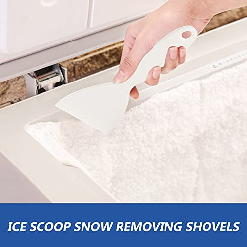 USHOBE Cabinet Scraper 2pcs Plastic Refrigerator Ice Shovel Ice Scraper Handheld Garden Ice Remover Snow Remover Freezer Frost Shovel Snow Removing Shovels Automotive Tools