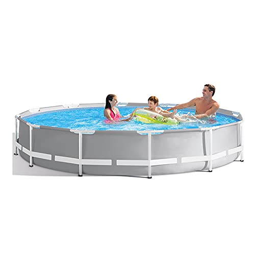 Bewinch Swimming Pool,Paddling Pools for Kids,Round Frame with Filter Pump 12 Ft X 30 Inch 366 X 76 cm Garden Outdoor Backyard