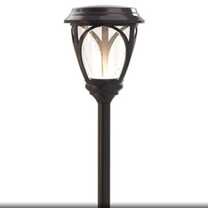 malibu kristi collection led 0.8 watts low voltage pathway light outdoor garden lights landscape lights for lawn, patio, yard, walkway, driveway 8422-3103-01