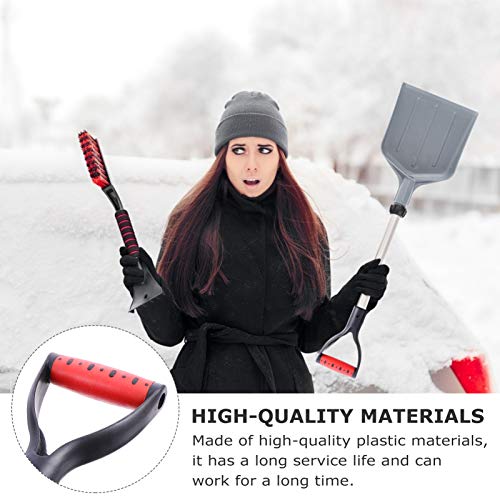 Garden Shovel 1Pc Plastic D Shape Shovel Handles D- Grip Replacement Snow Shovel Metal Shovel Handles for Garden Accessories Camping Accessories