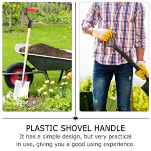 Garden Shovel 1Pc Plastic D Shape Shovel Handles D- Grip Replacement Snow Shovel Metal Shovel Handles for Garden Accessories Camping Accessories