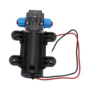 Hose Repair Connector Extender DC 12V 0.8MPa 5L/min Agricultural Electric Water Pump Micro Diaphragm Water Sprayer Car Wash Garden Irrigation Tool 1 Pc (Color : Power Adapter)