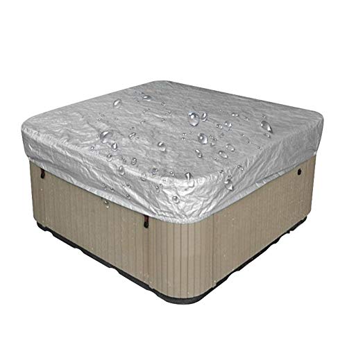 GLOGLOW Square Shaped Hot Tub Cover, Bathtub Cover, Outdoor for Garden Hot Spring