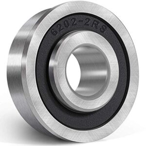 8pcs Flanged Ball Bearing ID 1/2" x OD 1-3/8" Suitable for Lawn Mower, Wheelbarrows, Carts & Hand Trucks Wheel Hub, Replacement for Marathon, Exmark, Stens, Prime Line ＆ Sunbelt.