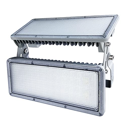 GDIDEA 100W LED Flood Light Outdoor ,10000lm Super Bright Security Light 3000K, IP67 Waterproof Outdoor Floodlights for Yard, Garden, Playground