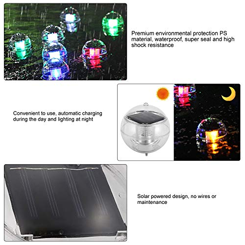 Floating pool light LED glowing pool ball light IP68 waterproof light glowing ball cordless pool night light with remote control pool hot tub pond garden lawn party decoration