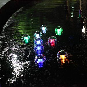 Floating pool light LED glowing pool ball light IP68 waterproof light glowing ball cordless pool night light with remote control pool hot tub pond garden lawn party decoration