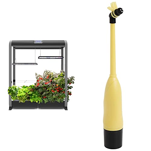 AeroGarden Farm 24XL with Salad Bar Seed Pod Kit - Indoor Garden with LED Grow Light, Black & Be The Bee Pollinator