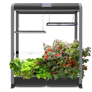 AeroGarden Farm 24XL with Salad Bar Seed Pod Kit - Indoor Garden with LED Grow Light, Black & Be The Bee Pollinator