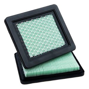 hoodell 2 pack 17211-zl8-023 air filter, compatible for honda gcv160 gcv190, husqvarna 7021p, premium lawn mower air cleaner element