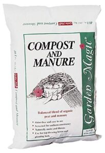 michigan peat 5240 garden magic compost and manure, 40-pound