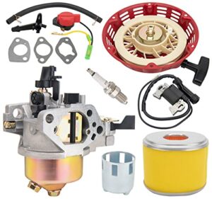 gx390 gx340 carburetor compatible with honda gx340 gx360 gx390 11hp 13hp engine generator lawn mower motor carb replaces 16100-zf6-v01