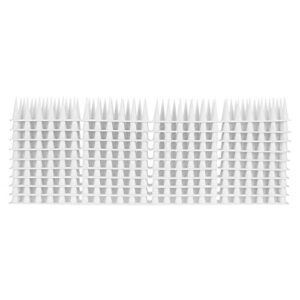 happyyami 20 pcs fence wall spikes anti climb fence wall spikes burglars garden security anti climb cat/intruder deterrent