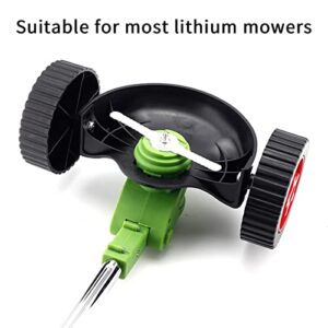 huibei String Trimmer Wheels | Electric Grass Trimmer Attachments | Rust-Resistant Grass Cutter Accessories for House, Garden Tools for Edger Support, Garden Auxiliary