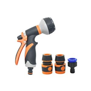 Xihe Garden Irrigation Sprinklers Portable High Pressure Water Gun Cleaning Car Washer Garden Watering Hose Nozzle Nozzle Foam Water Gun (Color : A x 1I2 Hose)