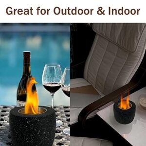 Tabletop Fire Pit, Portable Indoor Tabletop Fire Pit, Ethanol Fire, Brazier, Mini Personal Fireplace, Indoor and Garden Decor