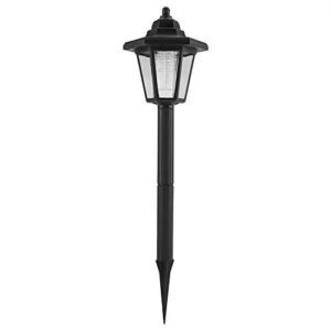 solar powered led lawn lamp outdoor led post solar light garden landscape yard pathway lighting security light