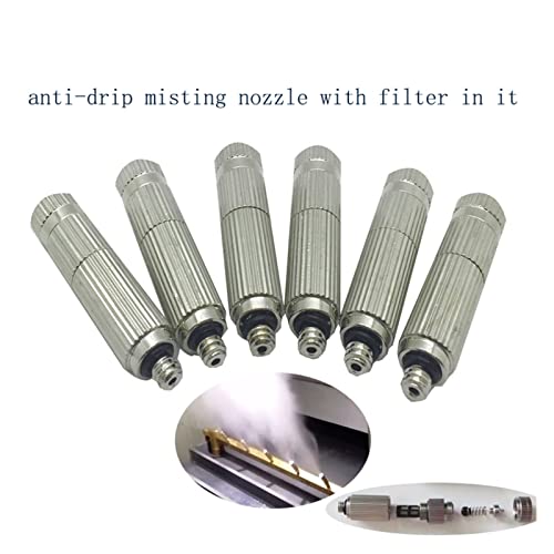 Gardening Irrigation Dripper 1PCS Watering Spray Nozzle High Pressure Spray Garden Spray Nozzle for Spray Cooling System 0.1mm-0.5mm (Color : 0.1mm)