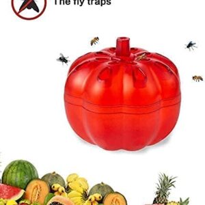 Stingmon 4 Pack Fruit Fly Trap Indoor, Gnat Killer for Kitchen, Fly Trap Catcher for Home, Gnat Traps Indoor